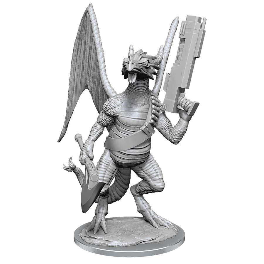 Starfinder Deep Cuts Unpainted Miniature: Dragonkin – TC Paint Ball ...